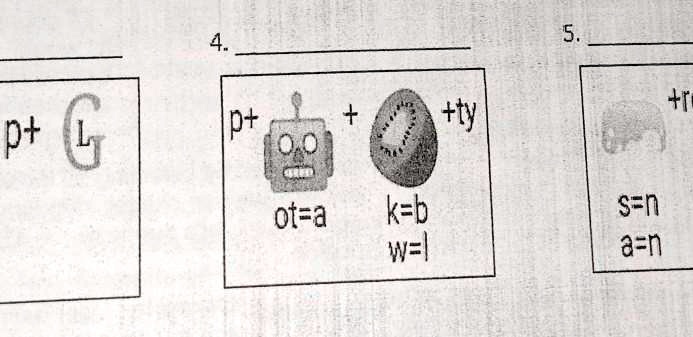 SOLVED: Learning Task 1. Solve Me. Direction: Solve the Rebus puzzle. A ...