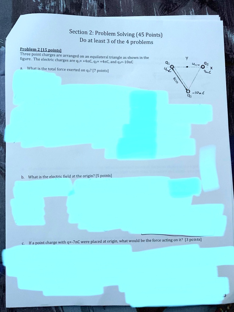 section 2 problem solving 45 points do at least 3 ofthe 4 problems ...