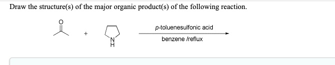 SOLVED: Draw the structure(s) of the major organic product(s) of the following reaction. p ...