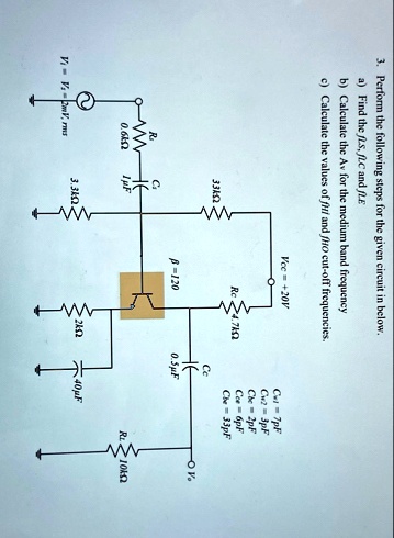 perform the following steps for the given circuit in below a find the ...