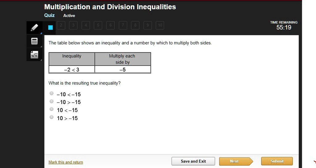 SOLVED: 'EASY 20 POINTS GUYS Multiplication and Division Inequalities ...