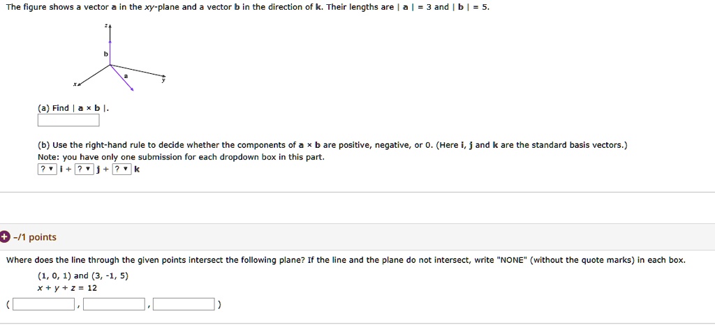 The figure shows vector in the xy-plane and vector in… - SolvedLib