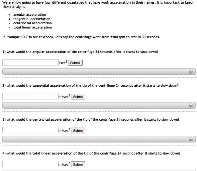 SOLVED: We are now going hem straight: have TolC different quantaties ...