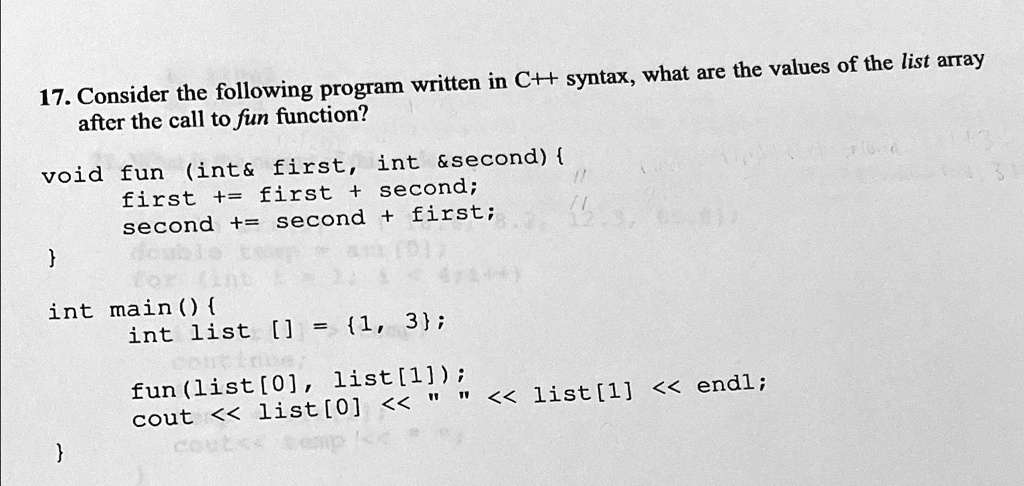Solved The Given Text Is Not A Program Written In C Syntax There Are Multiple Errors In The