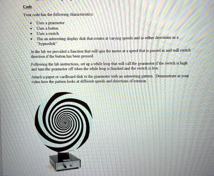 SOLVED: Can anyone provide the code for this in Arduino or Tinkercad ...