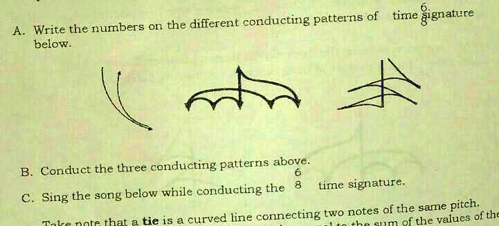 pano po to a b cpaki sagot po ng maayos the different conducting ...