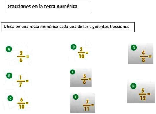 SOLVED: ayuda por favor es de matemáticas Fracciones en la recta ...