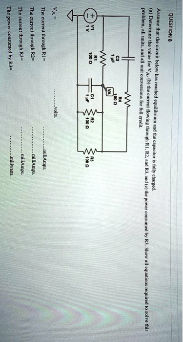 Solved The Current Through R3 Is Equal To The Current Through R2 Minus