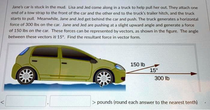 jane cur is stuck in the mud lisa and jed come along in a truck to help ...