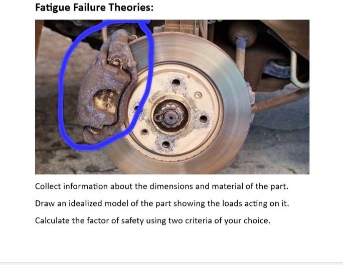 Fatigue Failure Theories: Collect information about the dimensions and ...