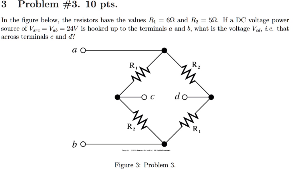 3 problem 3 10 pts in the figure below the resistors have the values r1 ...