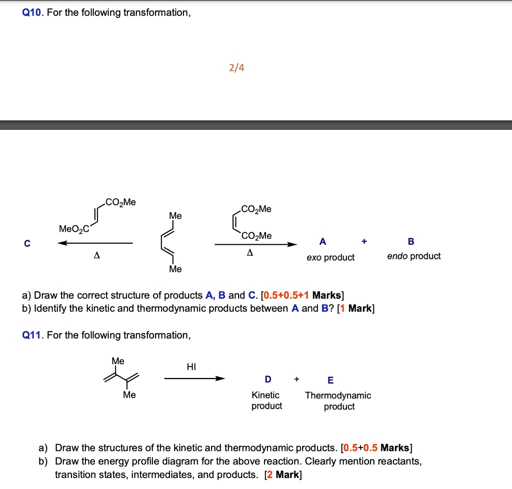 SOLVED: Q10. For the following transformation: CO2Me CO2Me Me MeO2C ...