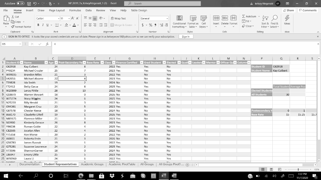 SOLVED: In cell R8, enter a formula using the AVERAGEIF function to ...