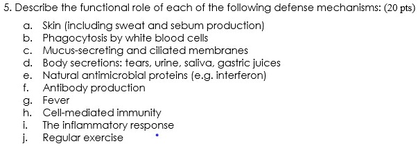 SOLVED: 'ALL ABOUT ANATOMY AND PHYSIOLOGY Describe the functional role ...