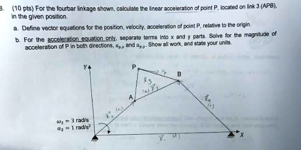 SOLVED: in the given position. a. Define vector equations for the position, velocity ...