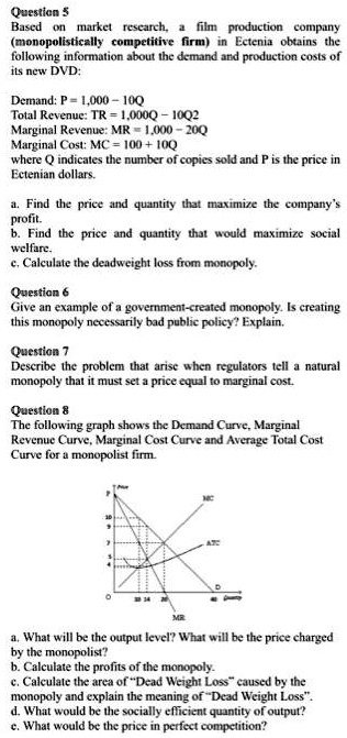 SOLVED: Question 5 Based on market research, a film production company ...