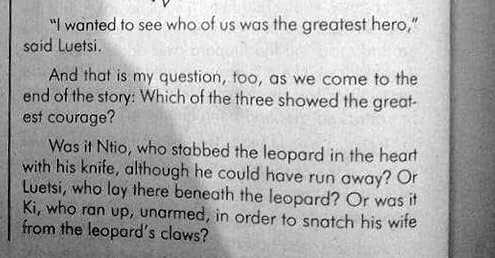 the story the leopard folklore from central africa wanted to see rho ol ...