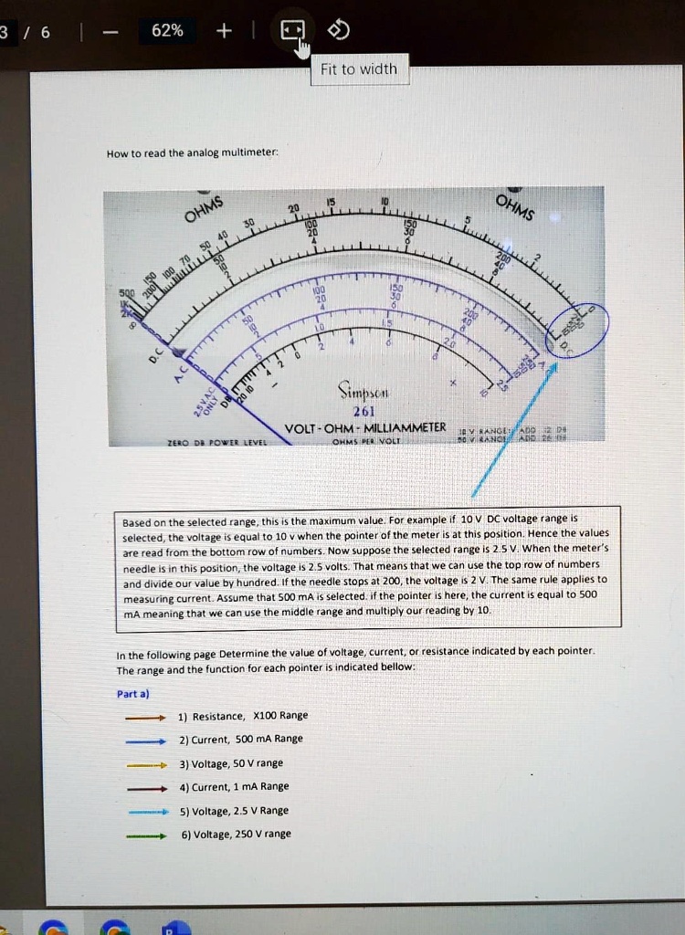 62 fit to width how to read the analog multimeter ohms 20 70 oloo ...