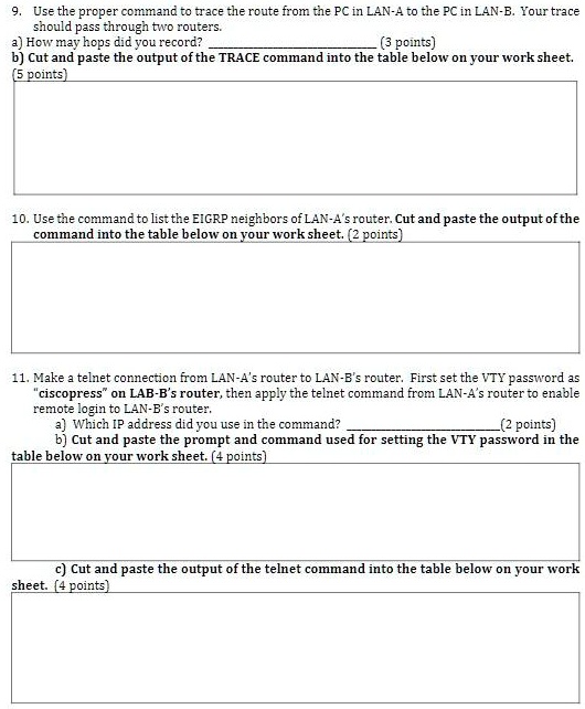 SOLVED: Please answer all parts and all questions! 9. Use the proper ...