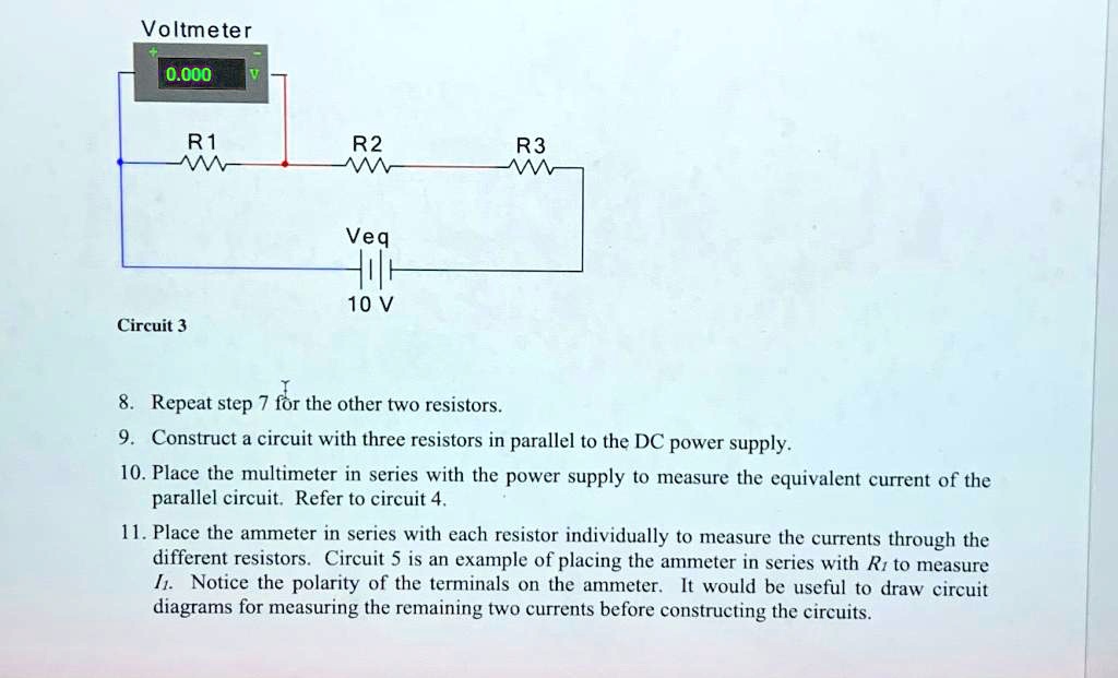 SOLVED: Needing help with a physics circuit question (see picture): Resistance Values: R1 = 470 ...