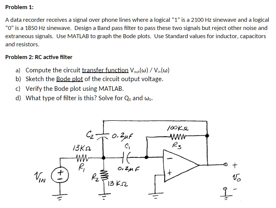 A data recorder receives a signal over phone lines where a logical “1 ...