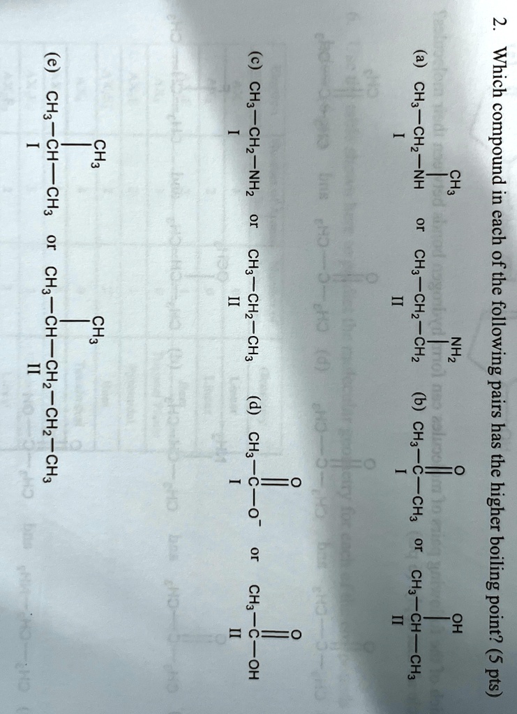 ch3 a ch3 ch2 nh or i ii nh2 ch3 ch2 ch2 oh b ch3 c ch3 or ch3 ch ch3 i ...