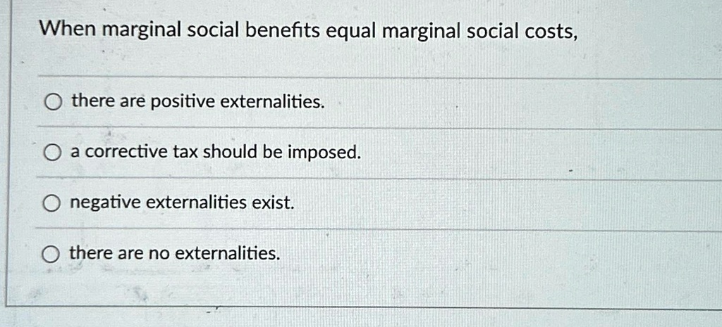VIDEO solution: When marginal social benefits equal marginal social ...