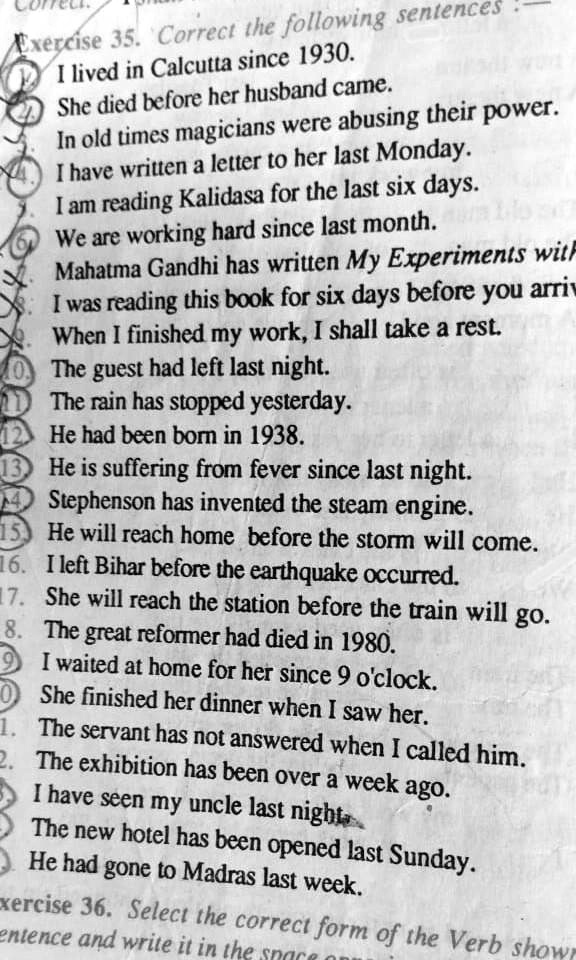 SOLVED: Correct the sentence. I have been reading this book for six ...