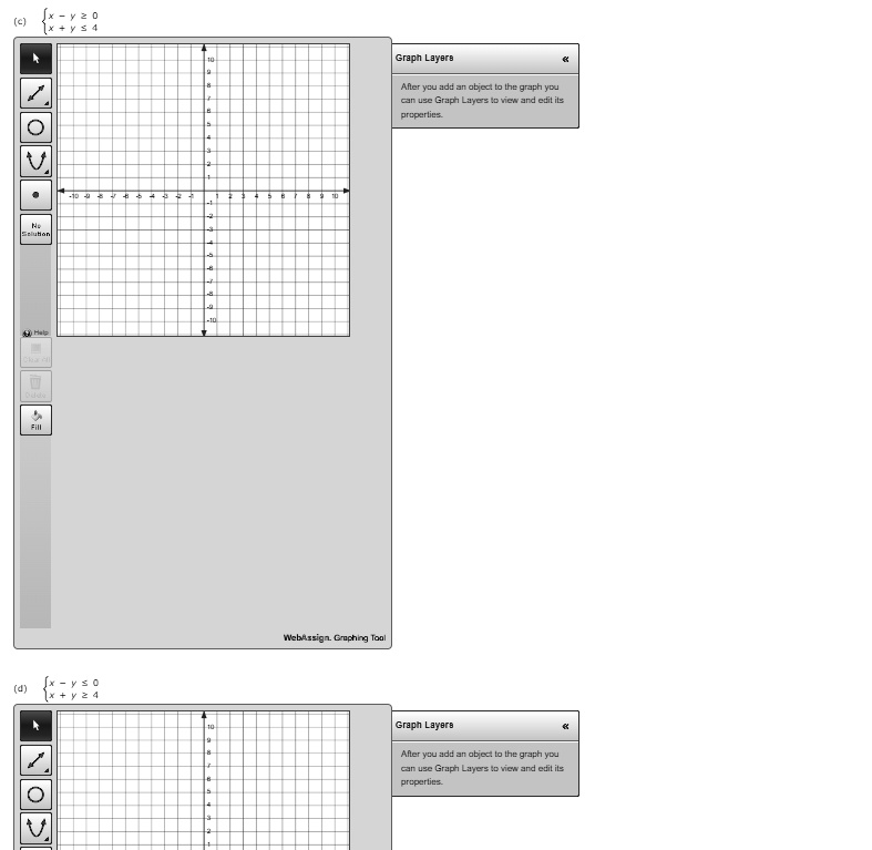 SOLVED: Shade the solution of each system of inequalities on the given ...