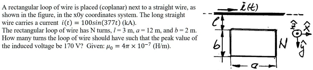 VIDEO solution: A rectangular loop of wire is placed coplanar next to a ...