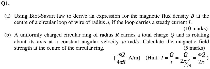 SOLVED: Please help with these electricity questions and provide clear steps. Thank you. Q1: (a ...