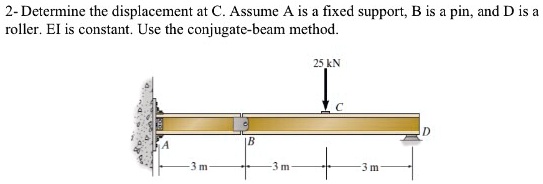 2- Determine the displacement at C. Assume A is a fixed support, B is a ... 2- Determine the displacement at C. Assume A is a fixed support, B is a ...