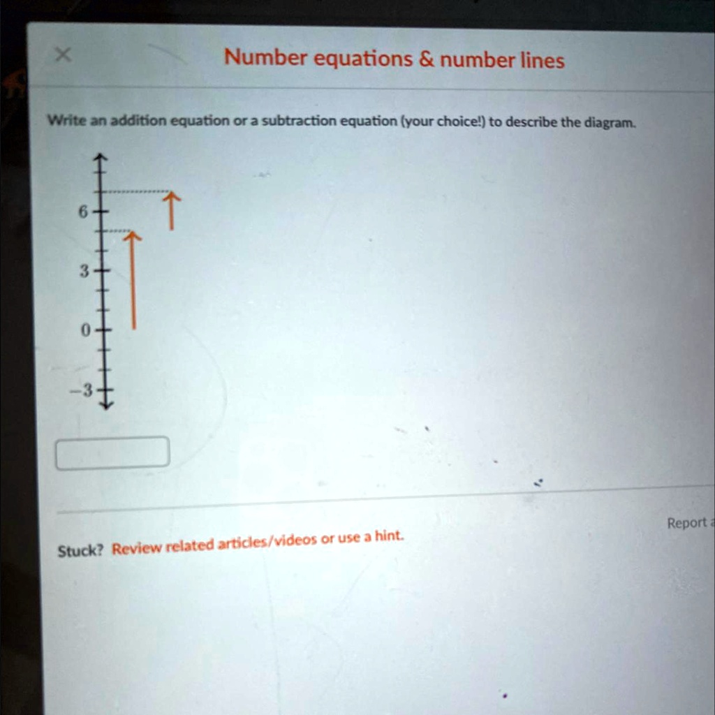 SOLVED: 'Write an addition equation or a subtraction equation your ...
