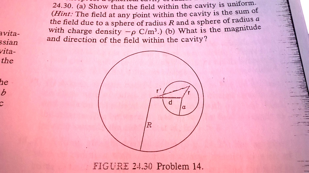 SOLVED: A sphere of radius R has a uniform charge density Ï C/m^3 ...