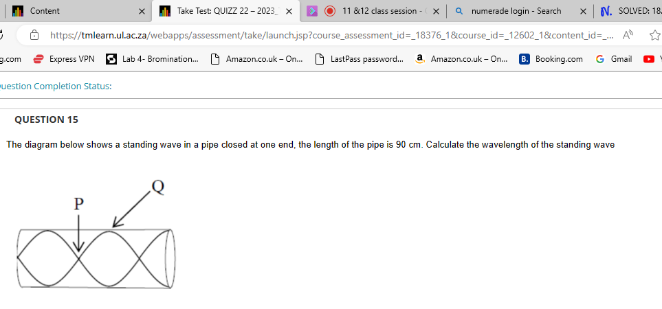 SOLVED: Content × Mlli. Take Test: QUIZZ 22-2023 X 11 & 12 class ...