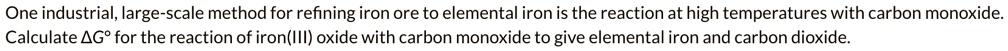one industrial large scale method for refining iron ore to elemental ...