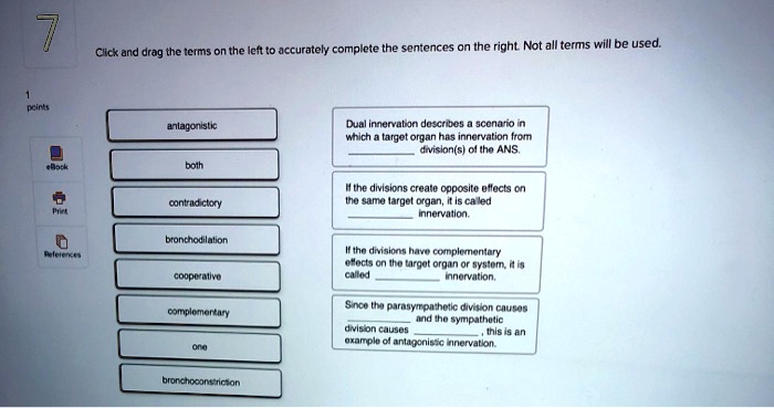 SOLVED: Click and drag the terms on the left to accurately complete the ...