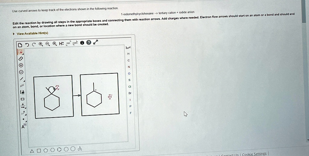 use curved arrows to keep track of the electrons shown in the following ...