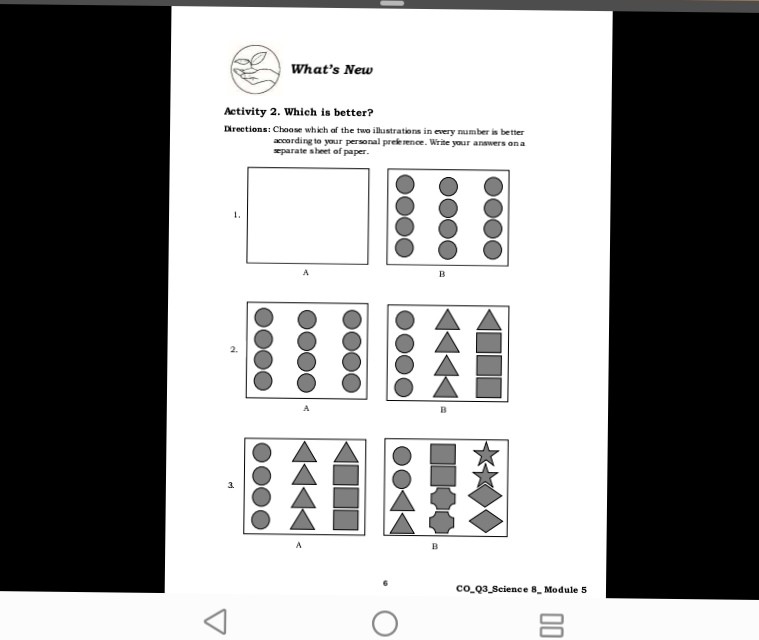 SOLVED: What's New Activity 2. Which is better? Directions: Choose which of the two ...