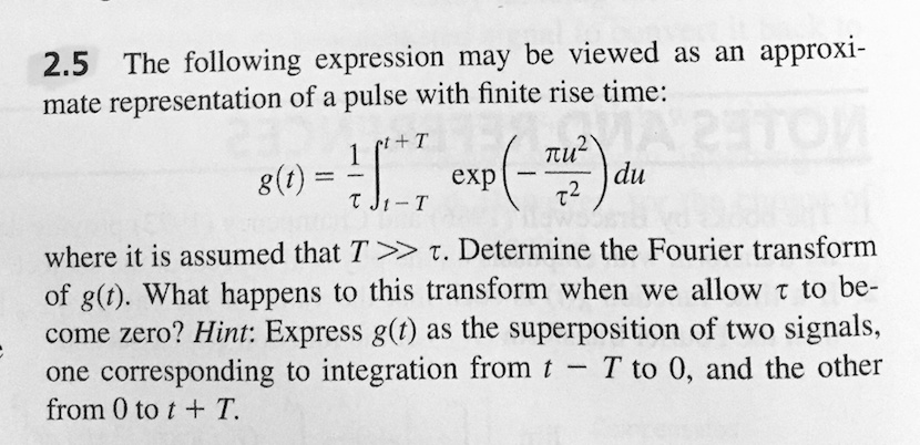 SOLVED: 2.5 The following expression may be viewed as an approximate ...