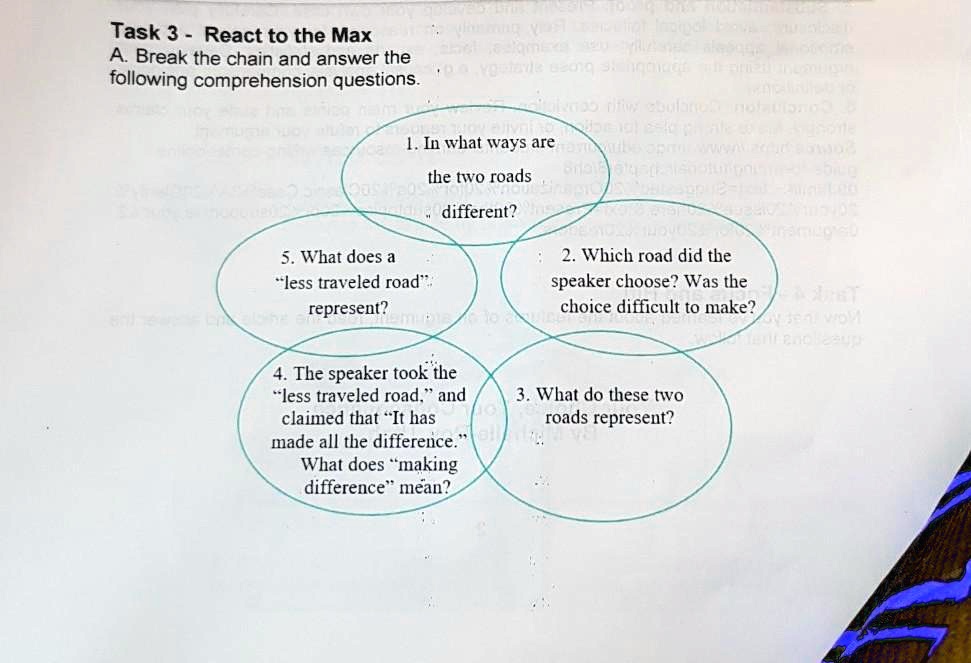 [GET ANSWER] task 3 react to the max a break the chain and answer the ...
