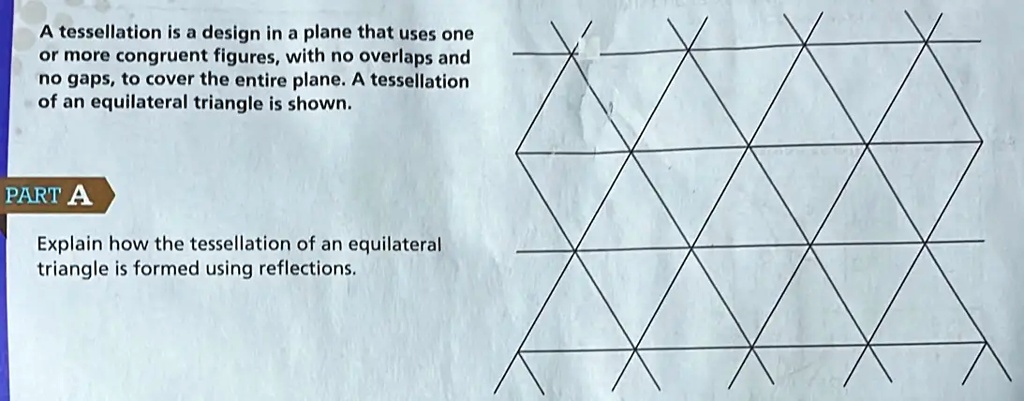 SOLVED: tessellation is a design in a plane that uses one or more ...