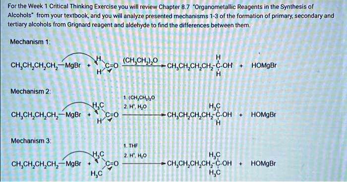 SOLVED: Texts: What is the difference between each mechanism? For the ...