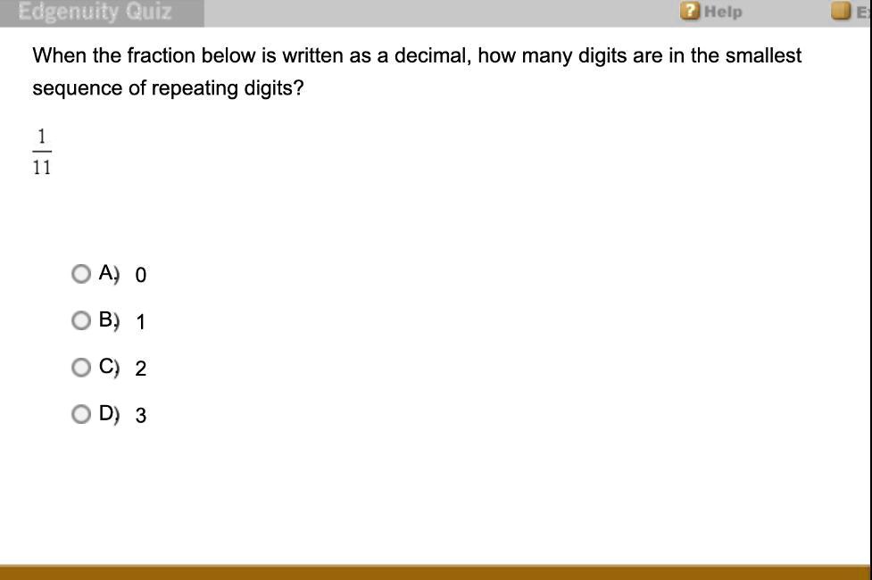 Solved Please Please Please Help Its Due Today Dgenufty Quiz Help When The Fraction 