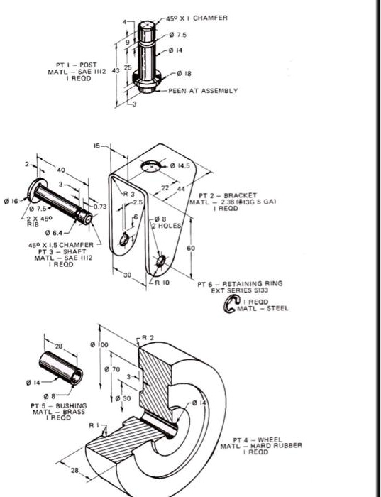 VIDEO solution: Please draw one view assembly drawing on sheet 450X1 ...