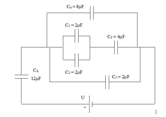 SOLVED: In the circuit, U=2000V. According to this, find the total load ...