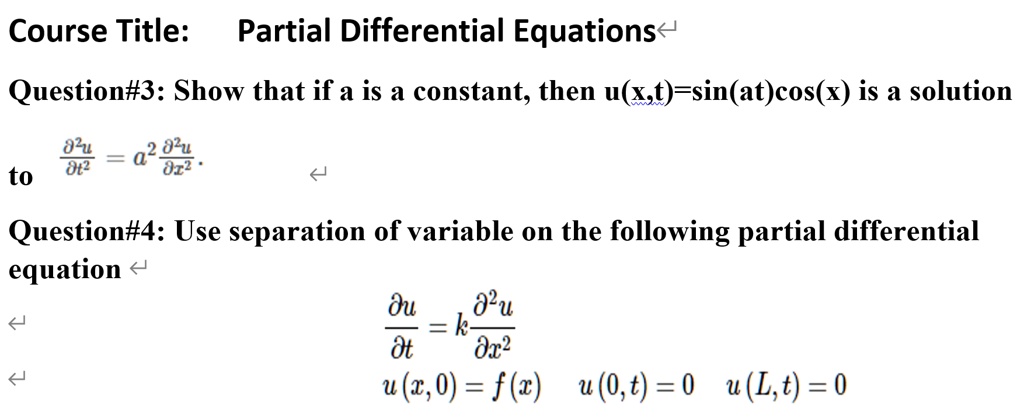 course title partial differential equations question3 show that if a is ...