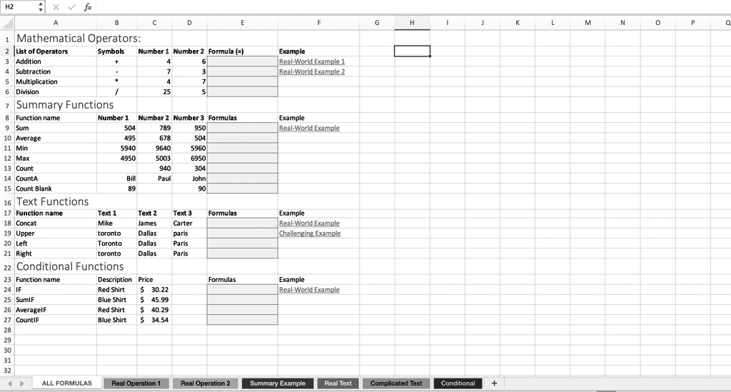 complete the following tasks on the all formulas worksheetin cell e3 ...