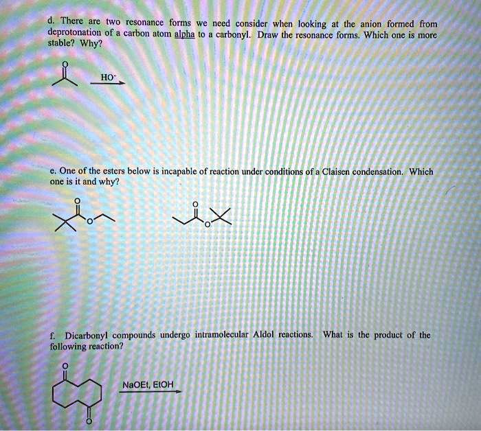 SOLVED: There are two resonance forrs we need consider when looking at ...