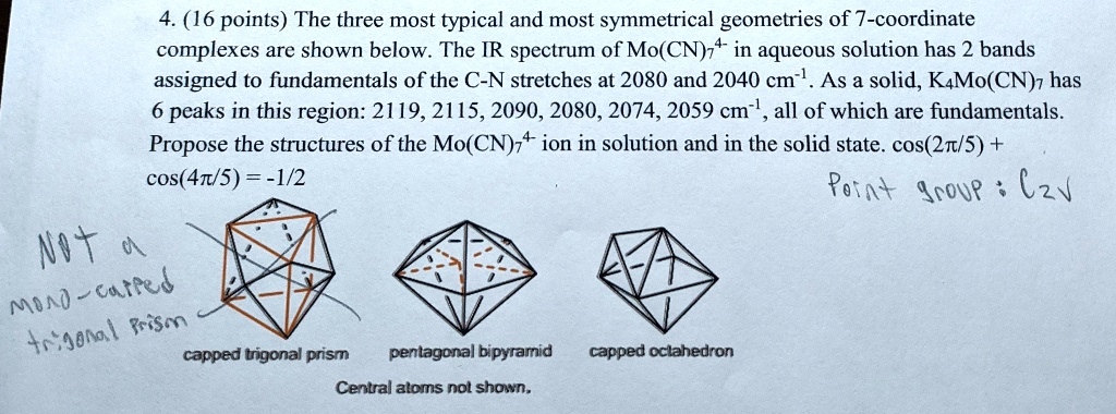VIDEO solution: The three most typical and most symmetrical geometries ...